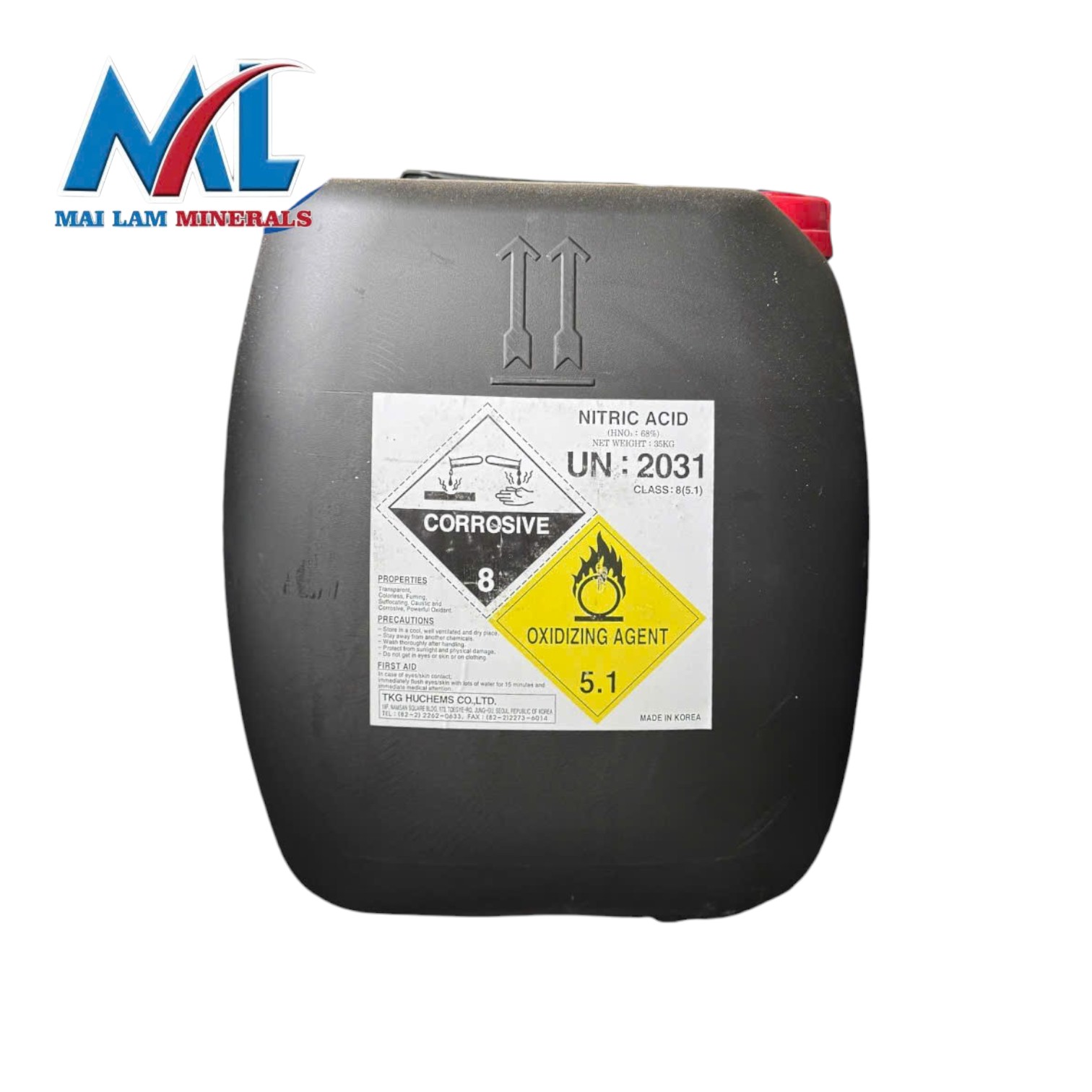 Axit nitric | Axit nitric khan | Aqua fortis | HNO3 68%